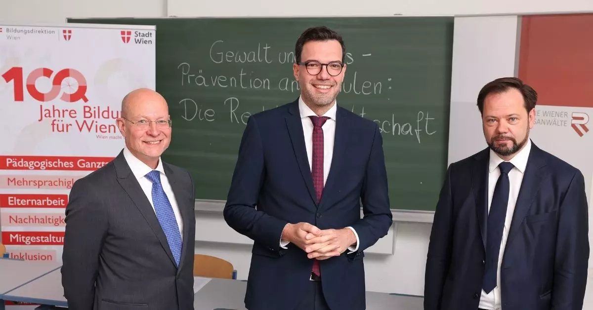 Gewalt-Prävention an Schulen: die Wiener Rechtsanwaltschaft klärt auf ...